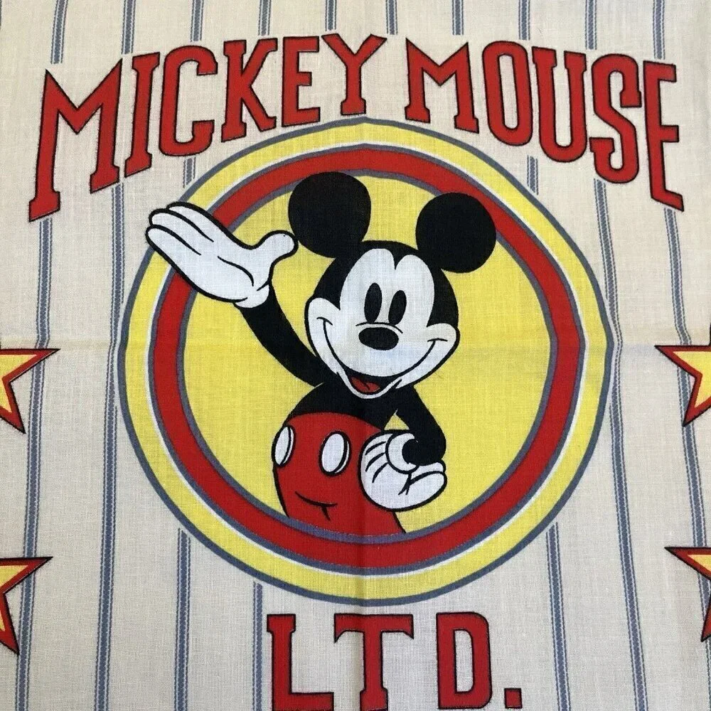 Disney | Accessories | Vtg Disney Mickey Mouse Ltd Est 928 Bandana ...
